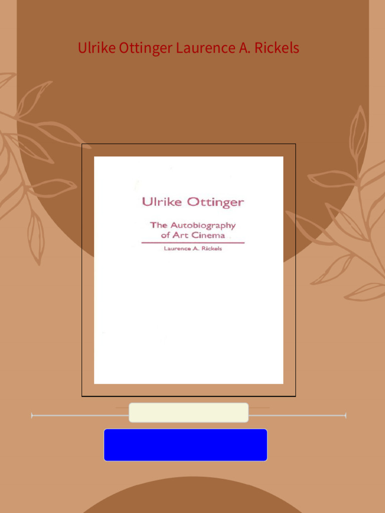 Instant ebooks textbook Ulrike Ottinger Laurence A. Rickels download ... Instant ebooks textbook Ulrike Ottinger Laurence A. Rickels download ...