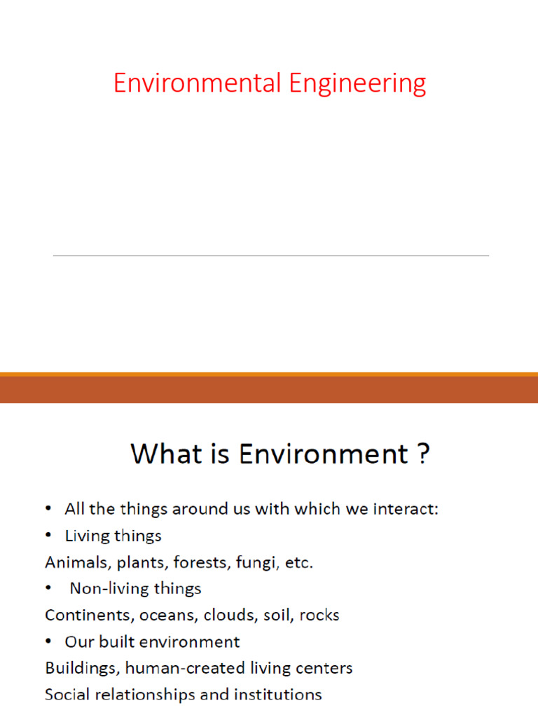 Environmental Engineering | PDF | Drinking Water | Water