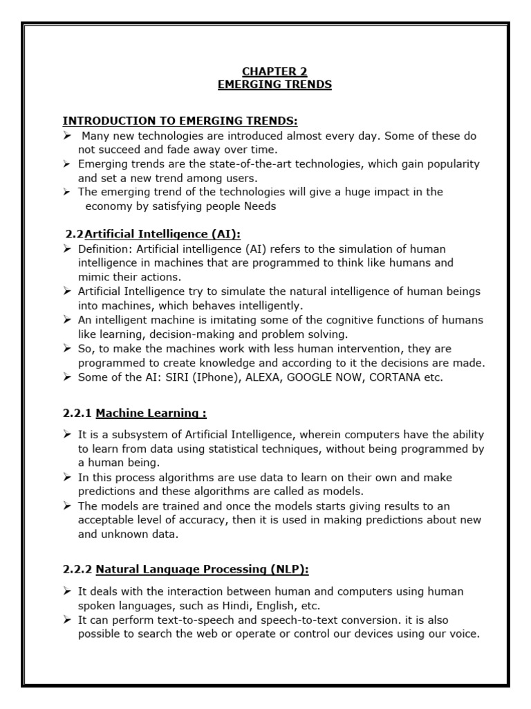 Chapter 2 Introduction To Emerging Trends | PDF | Cloud Computing ...