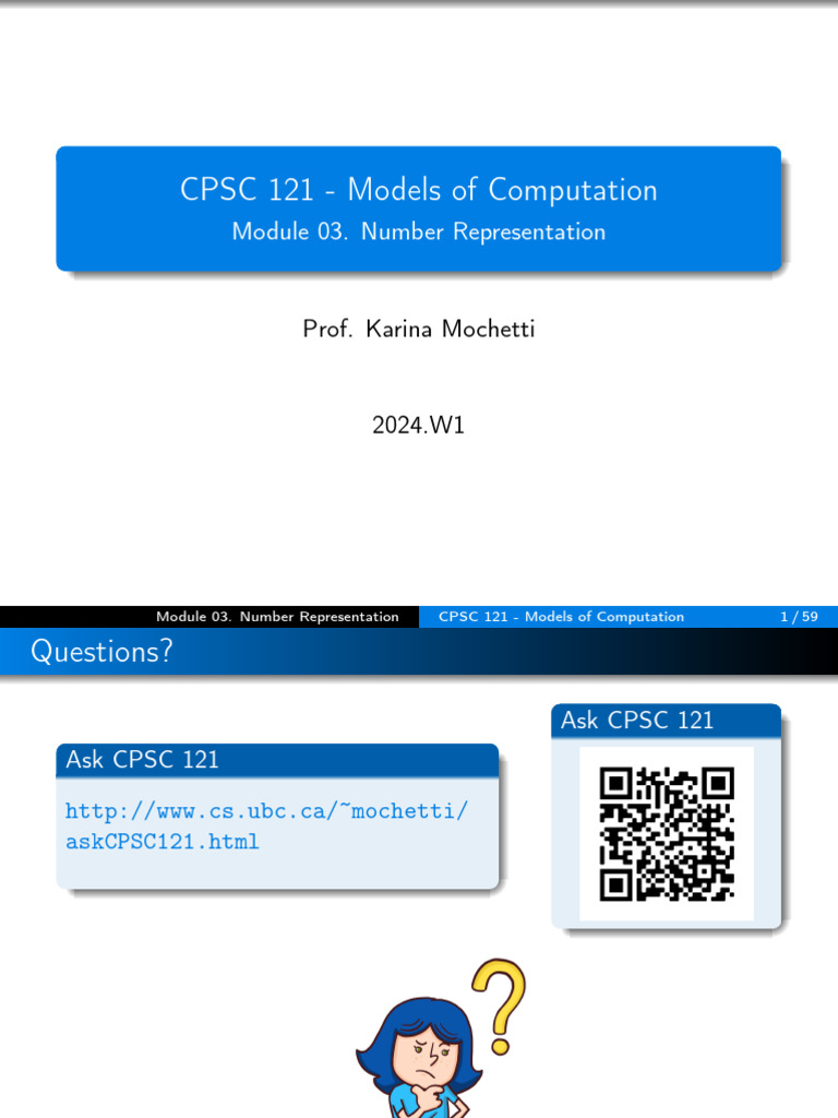 CPSC121_Module03_Complete | PDF | Decimal | Integer (Computer Science)