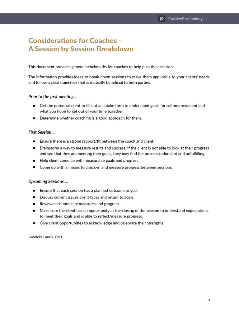 Considerations-for-Coaches-A-Session-by-Session-Breakdown | PDF