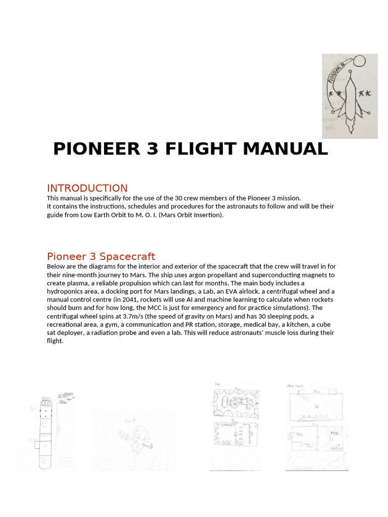 Galactic Challenge Flight Manual | PDF | Interplanetary Spaceflight | Spacecraft