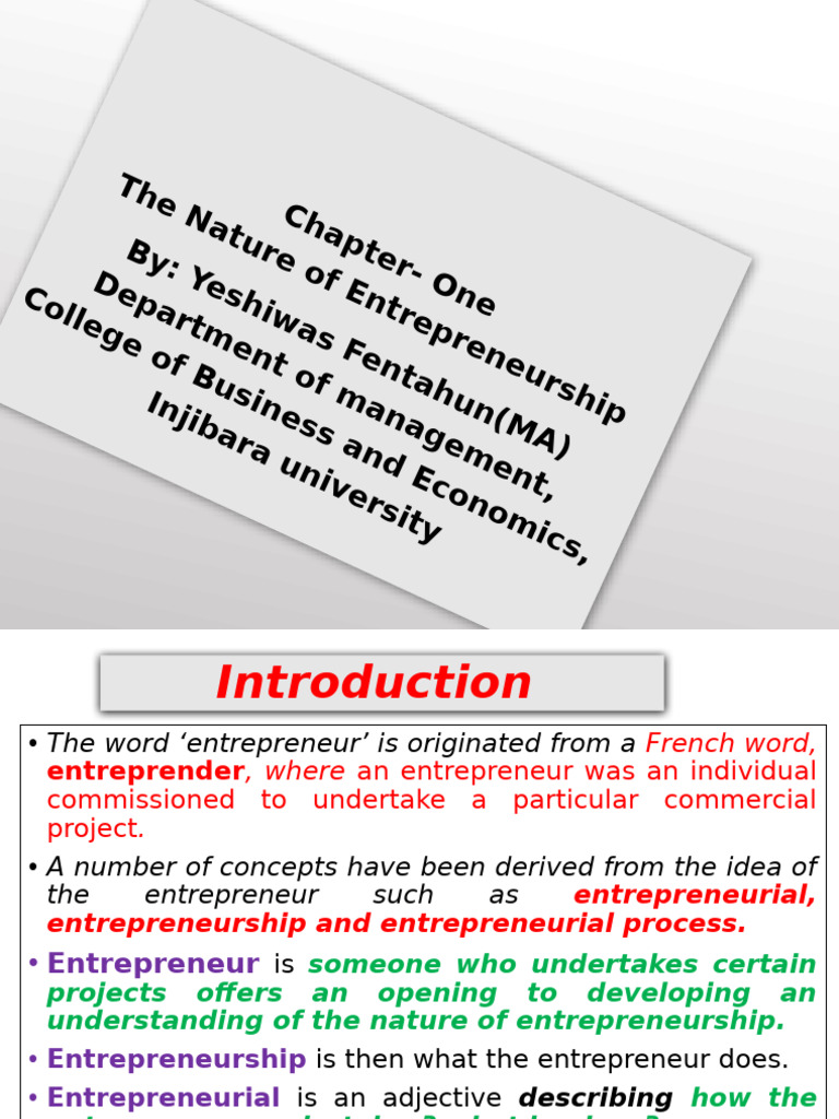 Ch-1 | PDF | Entrepreneurship | Creativity