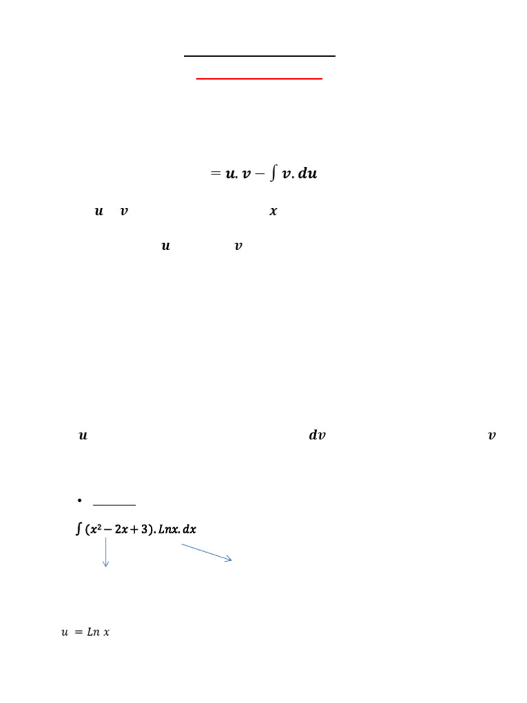 Integración por Partes: Ejemplos Prácticos | PDF | Integral | Análisis ...