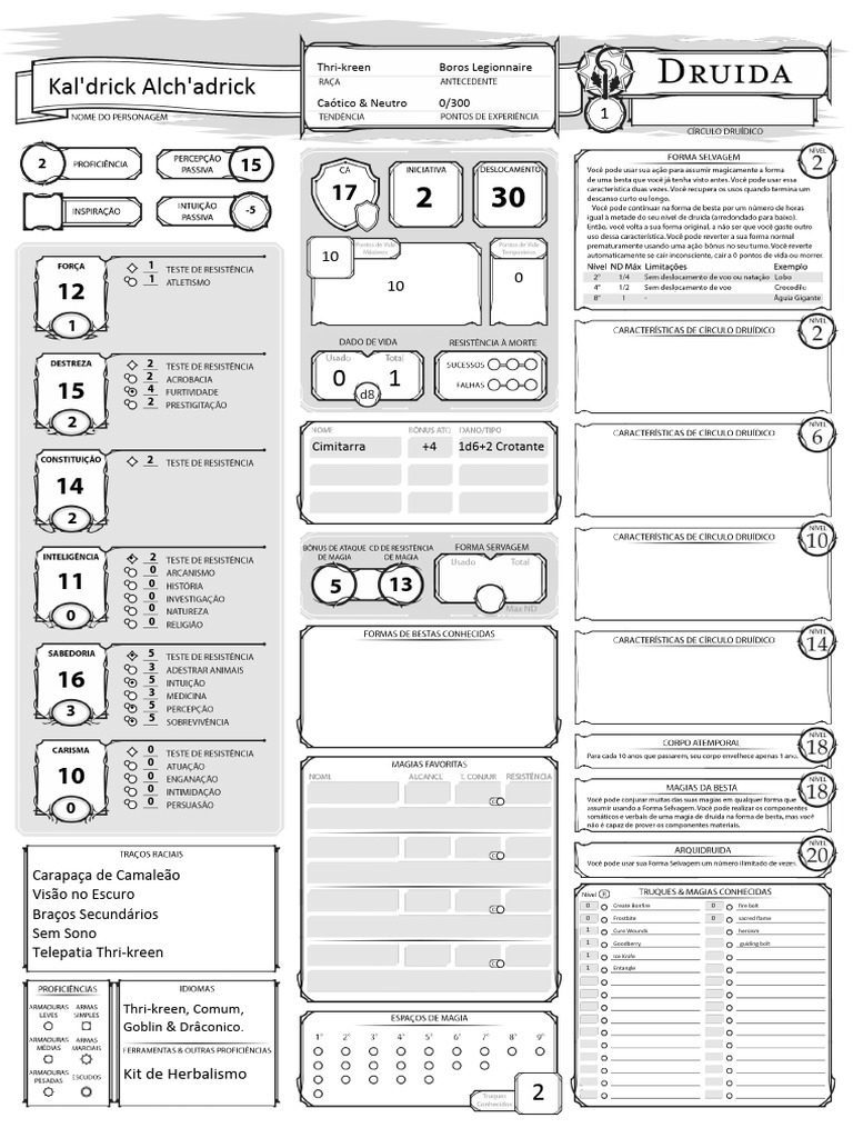 Kal'drick Alch'adrick | PDF