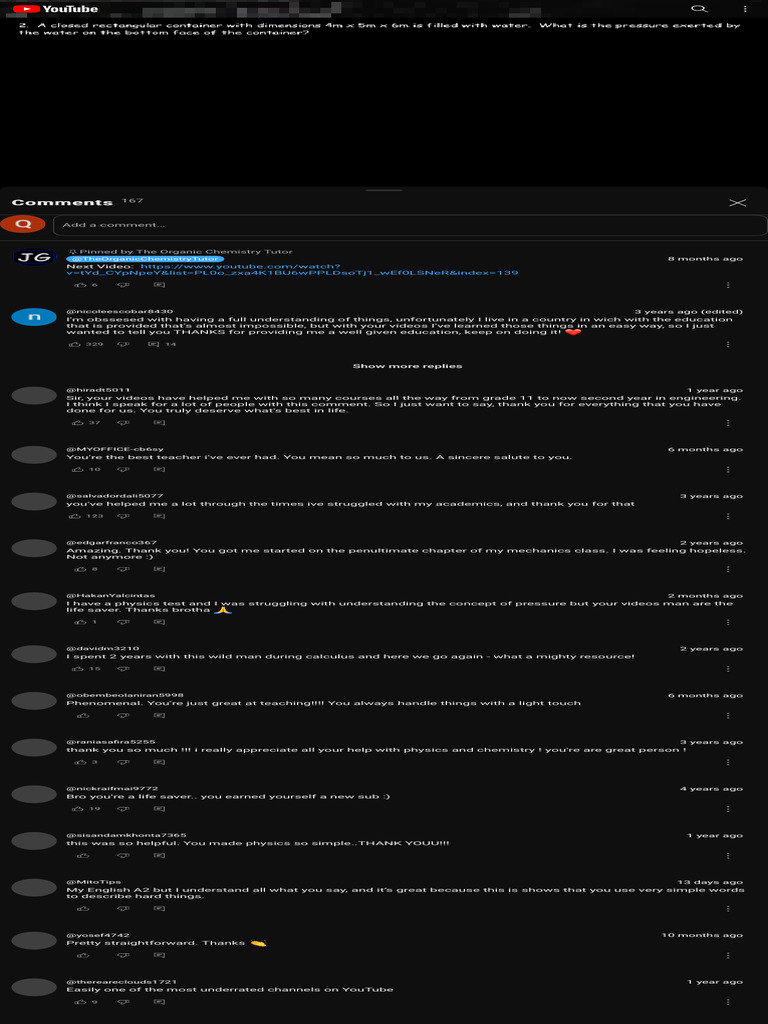 Introduction To Pressure & Fluids - Physics Pract | PDF | Pressure | Buoyancy