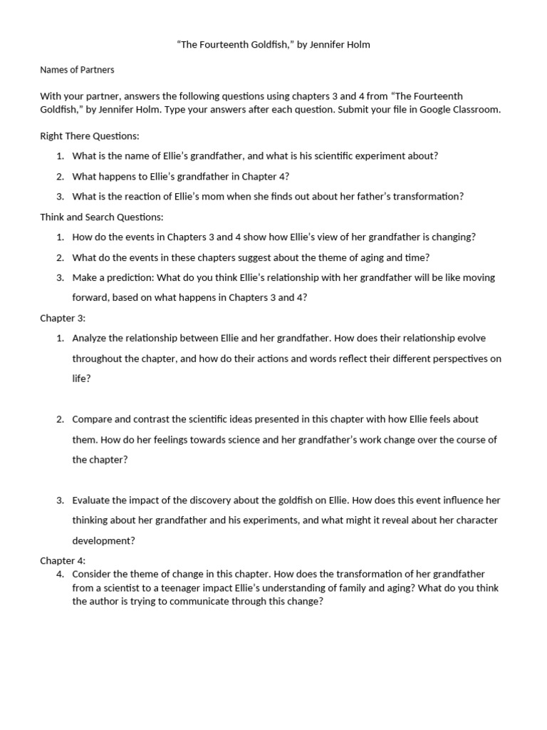 Fourteenth Goldfish Student | PDF | Curiosity | Humour