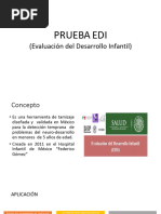 2. Manual Prueba EDI. Sección I Evaluacion del Desarrollo | PDF