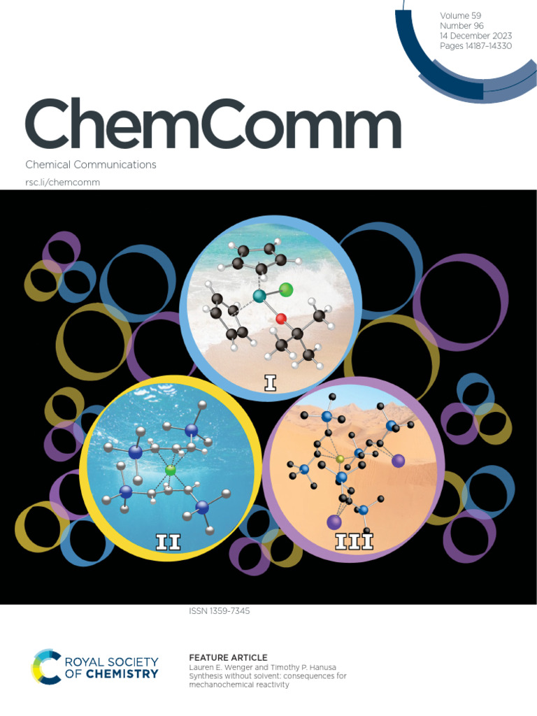 Chemcomm: Chemical Communications | PDF | Chemical Reactions | Heat
