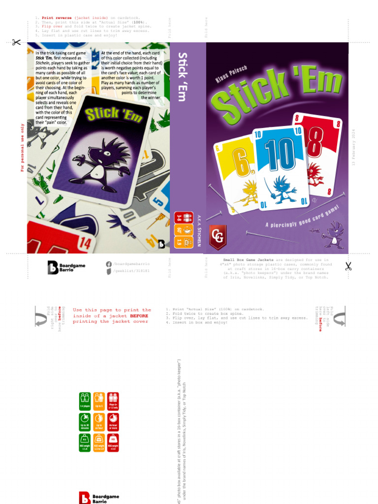 SBG Jacket - Stick em | PDF