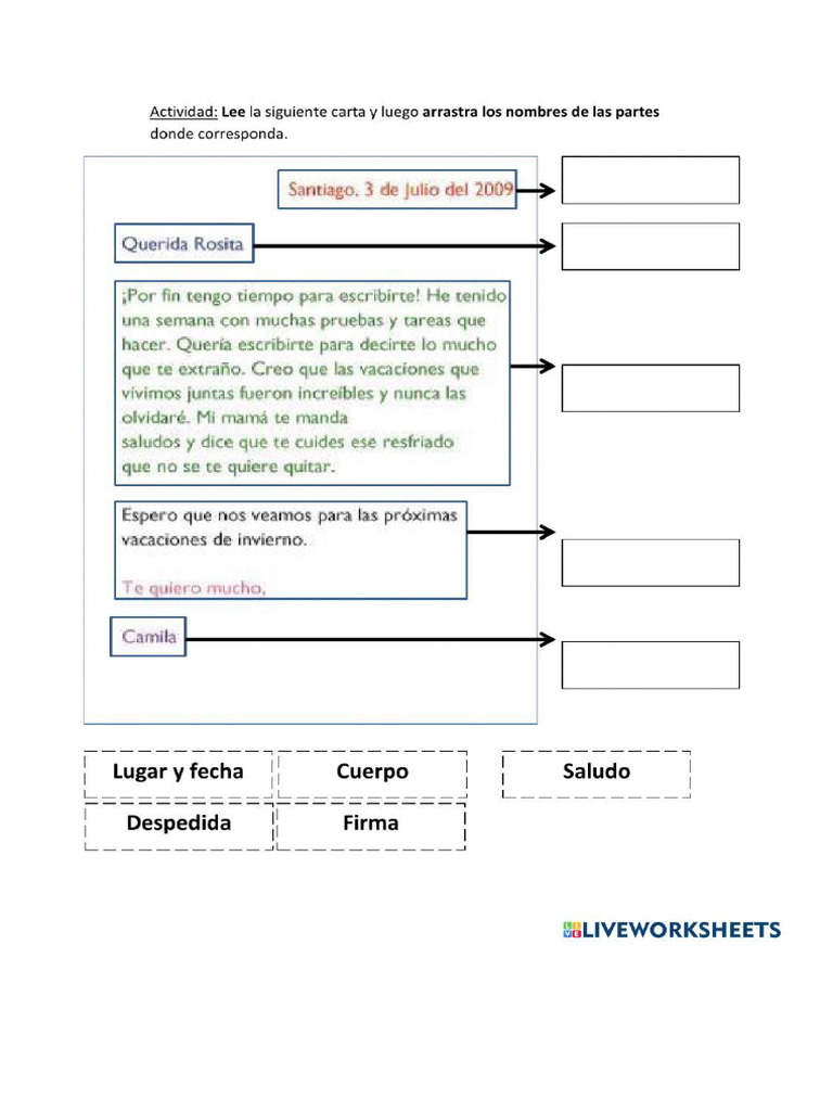 Partes de La Carta | PDF