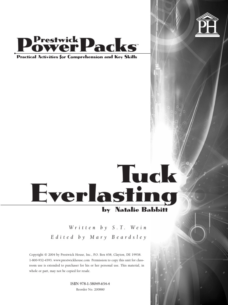 Tuck Everlasting Homework | PDF
