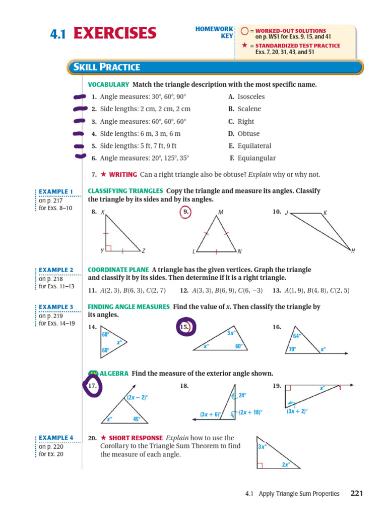 Triangle Classification and Properties | PDF | Triangle | Elementary ...