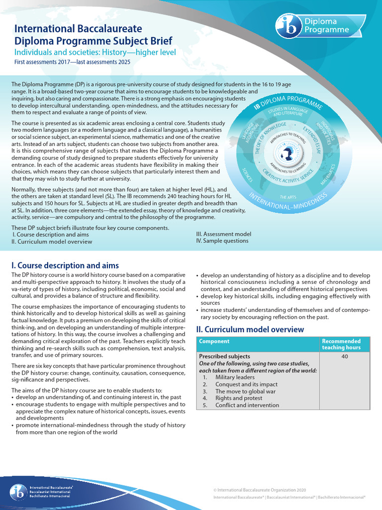 IB Diploma Programme History Overview | PDF | Evaluation