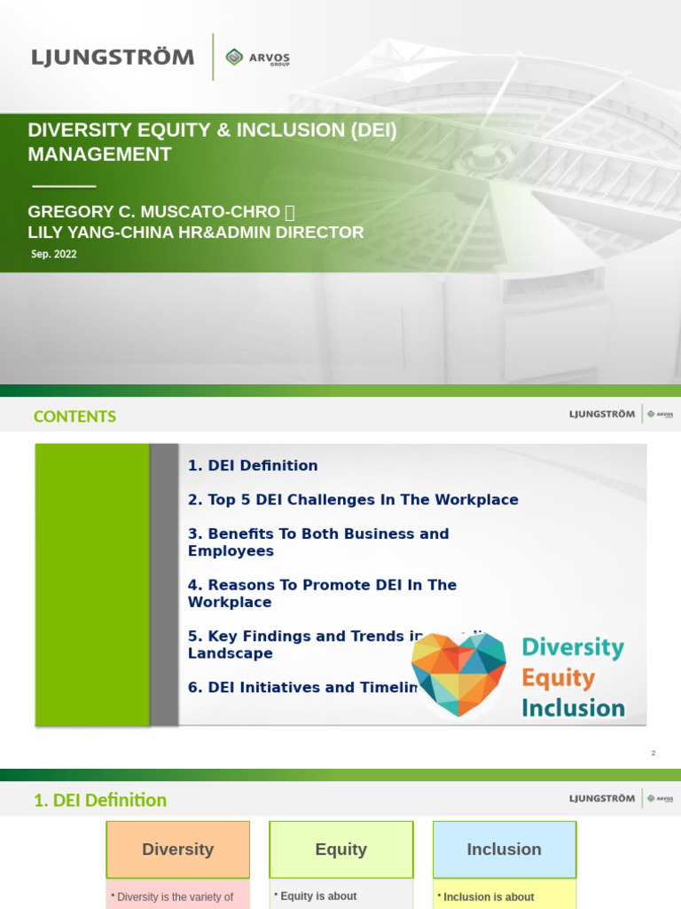 DEI Management v4 (20221104) | PDF | Diversity (Business) | Employment