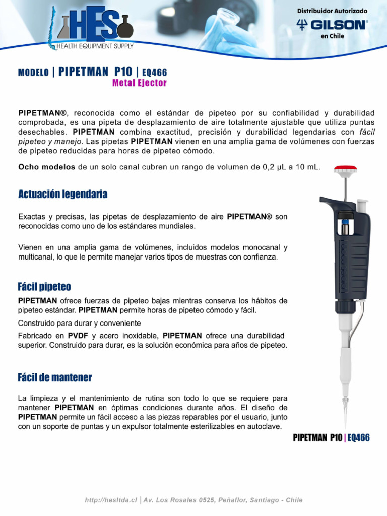 Micropipeta MPIP-02 | PDF