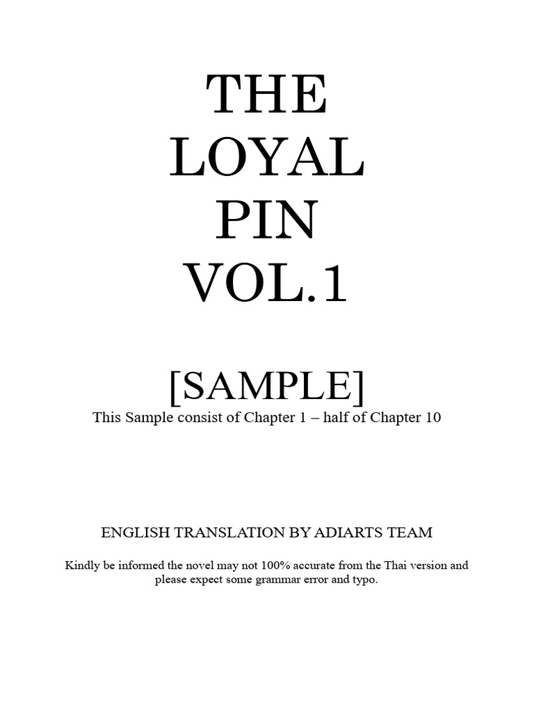 (Sample) The Loyal Pin | PDF