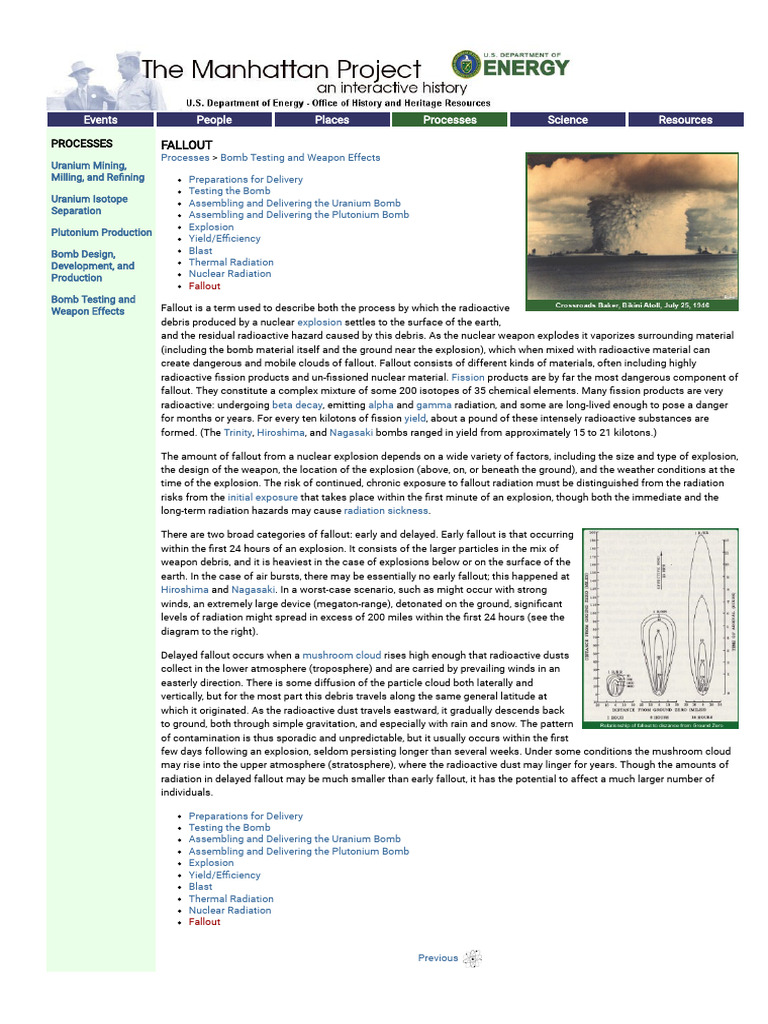 Understanding Nuclear Fallout Effects | PDF | Nuclear Weapons ...