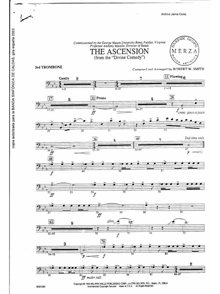 The Ascension-Trombon 3 | PDF