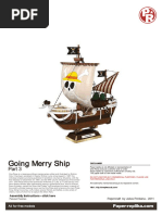 Going Merry Papercraft Instructions | PDF | Japanese Children's ...