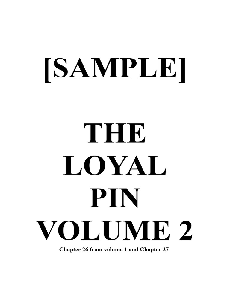 The Loyal Pin Volume 2: Chapter 26 | PDF