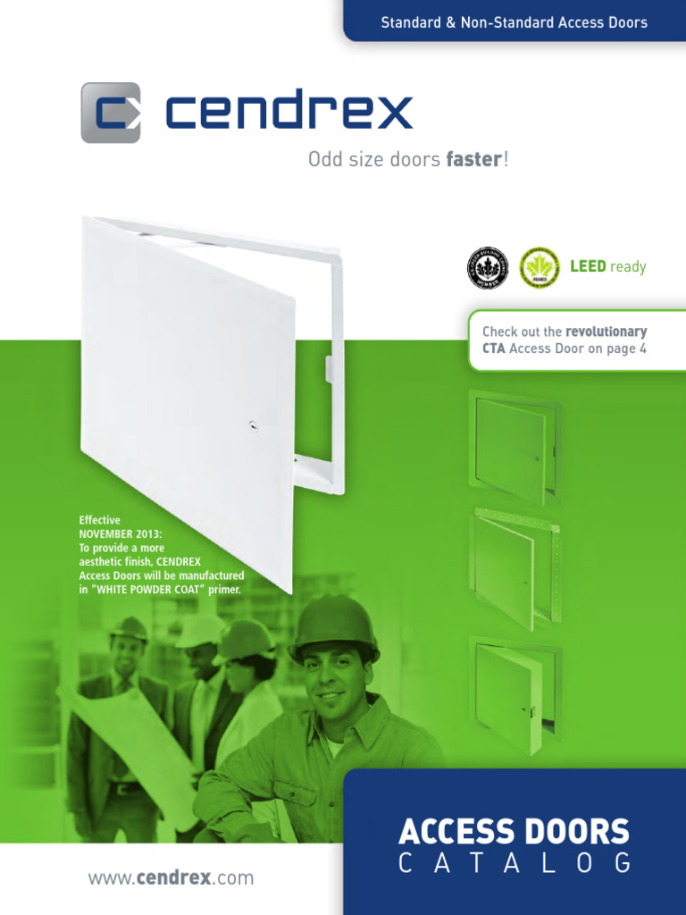 Cendrex Access Door Catalog 2015 | PDF | Door