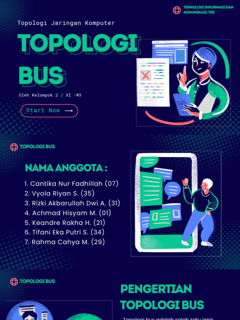 Contoh Topologi Bus dalam Kehidupan Sehari-hari | PDF