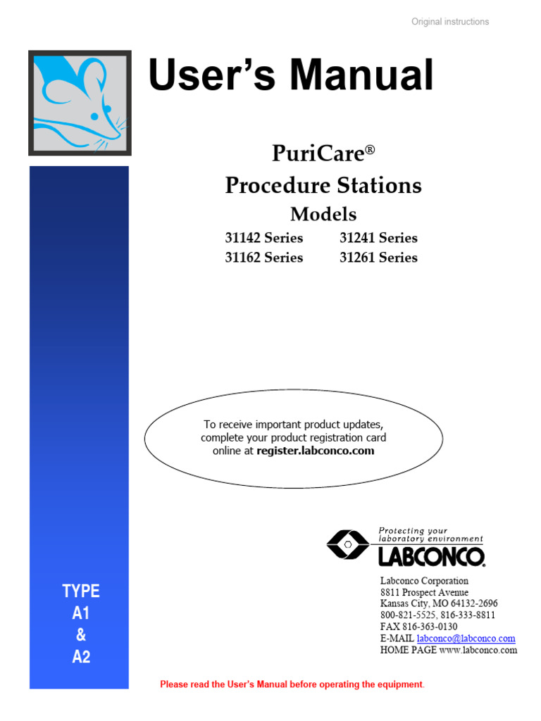 Rev B Logic+ PuriCare Procedure Station Users Manual | PDF ...