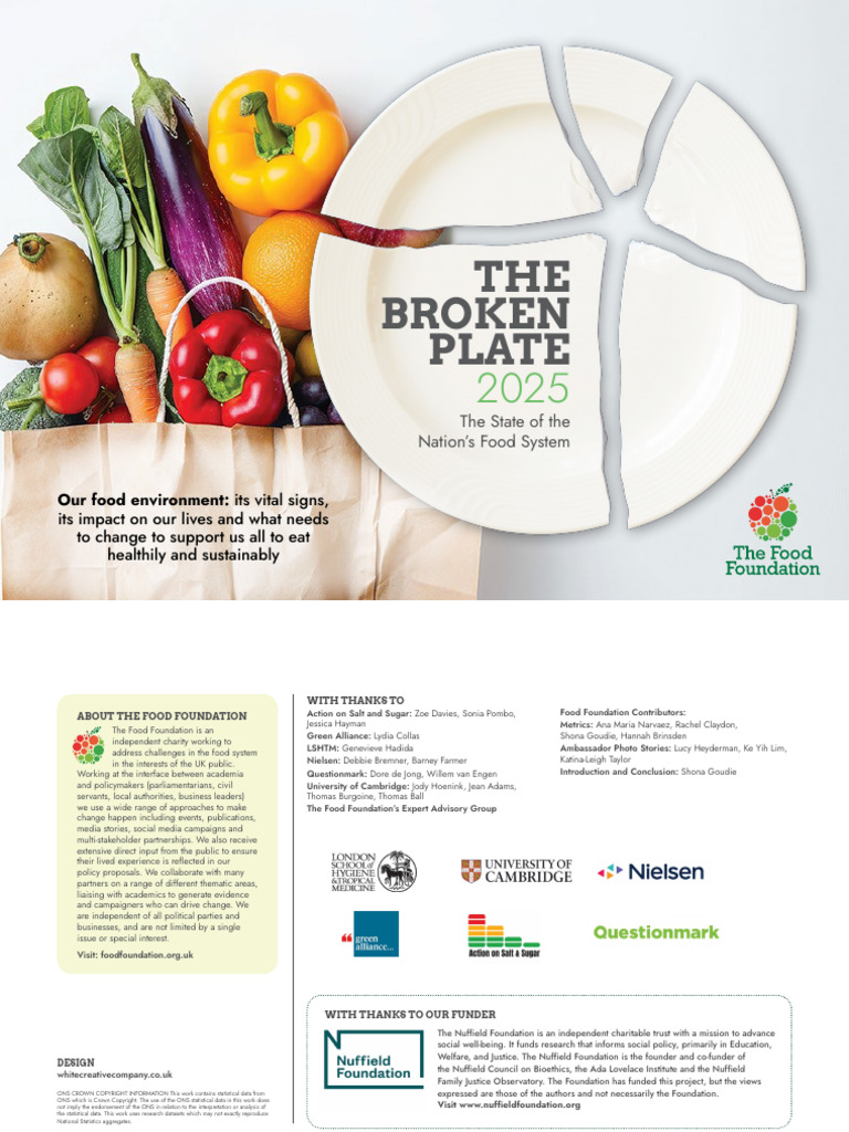 The Broken Plate Report 2025 | PDF | Junk Food | Healthy Diet