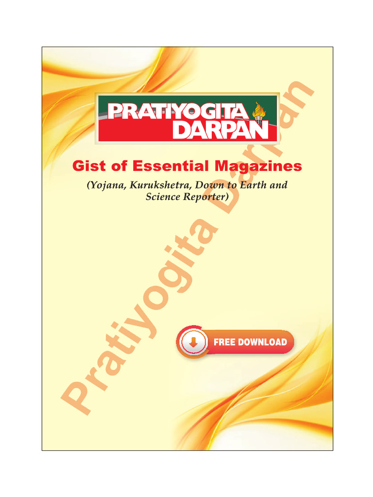 PD English March 2024 Gist of All Essential Magazines | PDF | Vedas | Guru