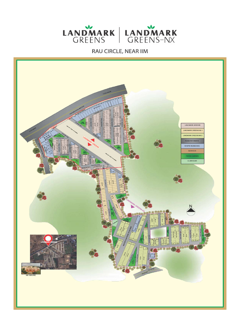 Map Landmark Green 13X19 | PDF