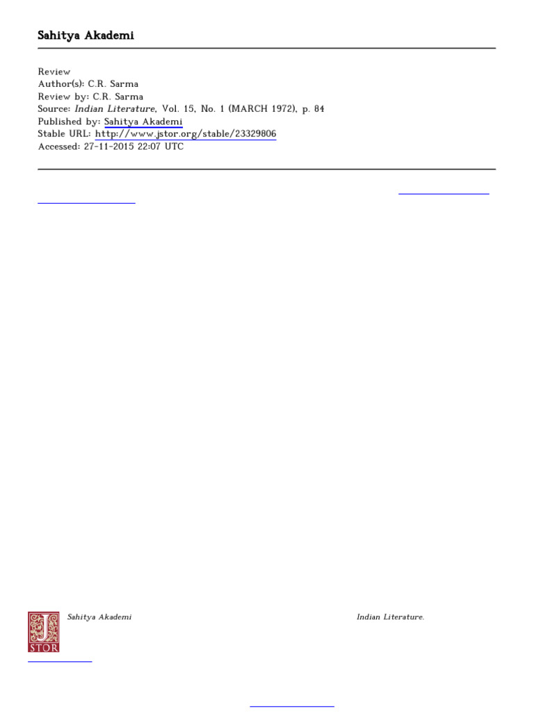 Sahitya Akademi | PDF | Writing