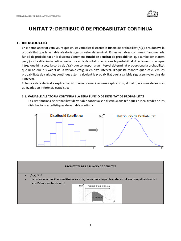 Unitat 7 - Continua | PDF