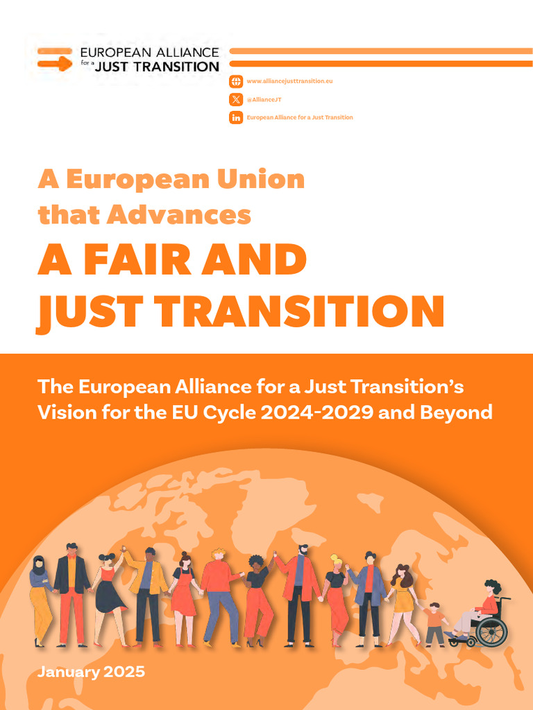 Vision Fair Just Transition New EU Mandate 2025 Compr | PDF | Cost Of ...