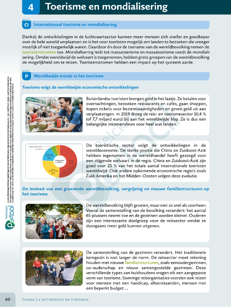 2024 - Zone 4 - T1.4 Toerisme en Mondialisering (Verbetersleutel) | PDF
