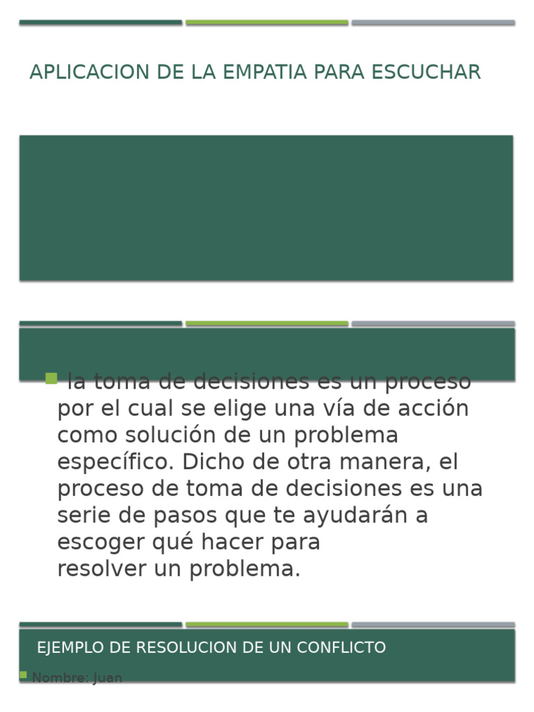 Aplicacion de La Empatia para Escuchar | PDF