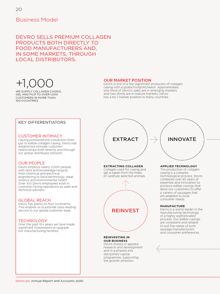 Devro plc 2020 Annual Report Overview | PDF | Supply Chain | Customer