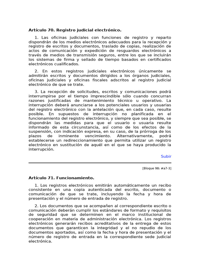 Artículo 70-72 | PDF