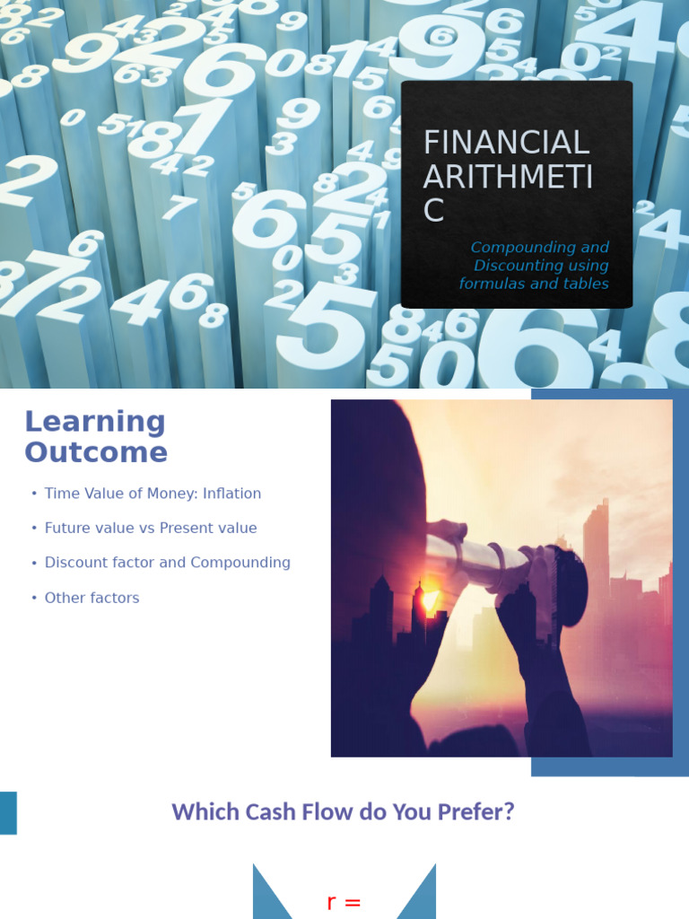 Compounding and Discounting Formulas | PDF | Present Value | Discounting
