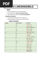 Amabizo Summary Applied African Language Zulu | PDF