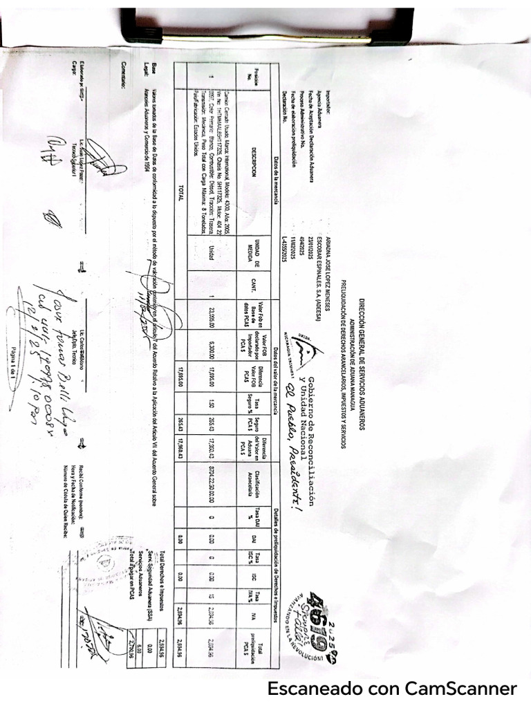 Preliquidacion Dga | PDF