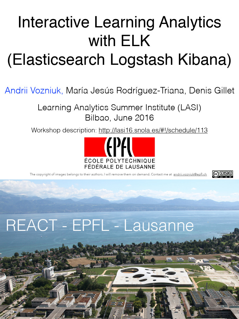 Interactive Learning Analytics With ELK (Elasticsearch Logstash Kibana) | PDF | Learning | Cognition