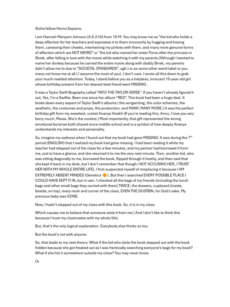 MISSING BOOK NOTICE | PDF