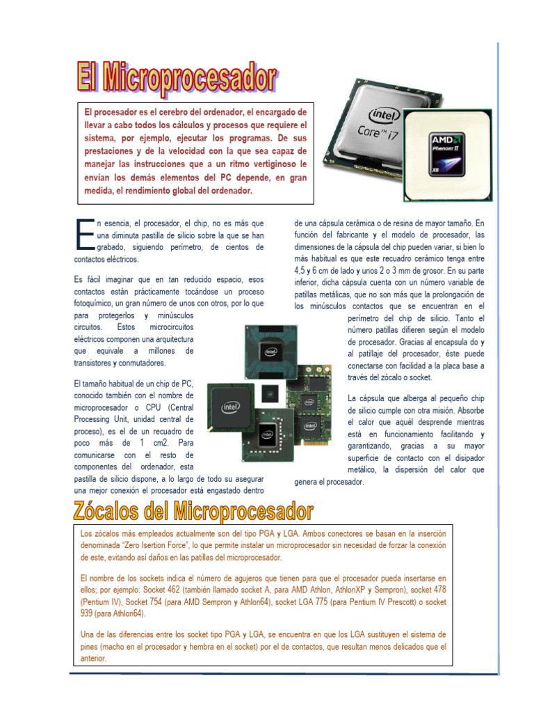 El Manual Del Microprocesador | PDF | Microprocesador | Intel
