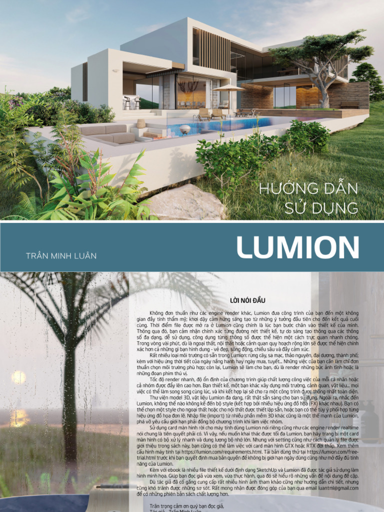 Lumion P1 Ebook - Tran Minh Luan - 0866768455 | PDF