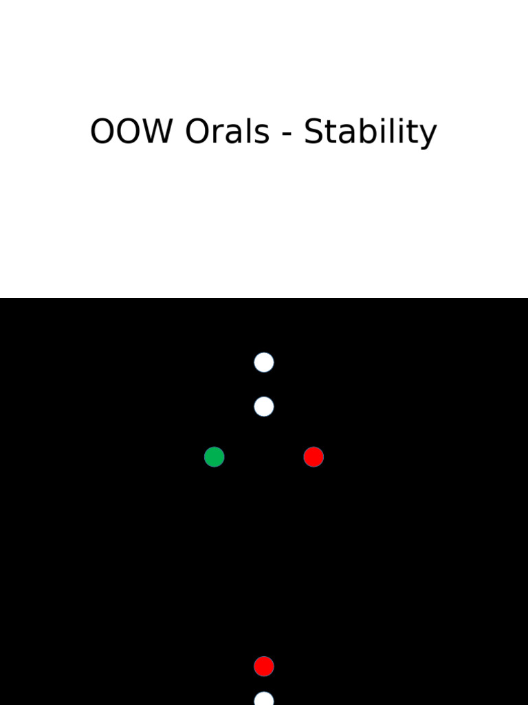 OOW Orals - Stability | PDF