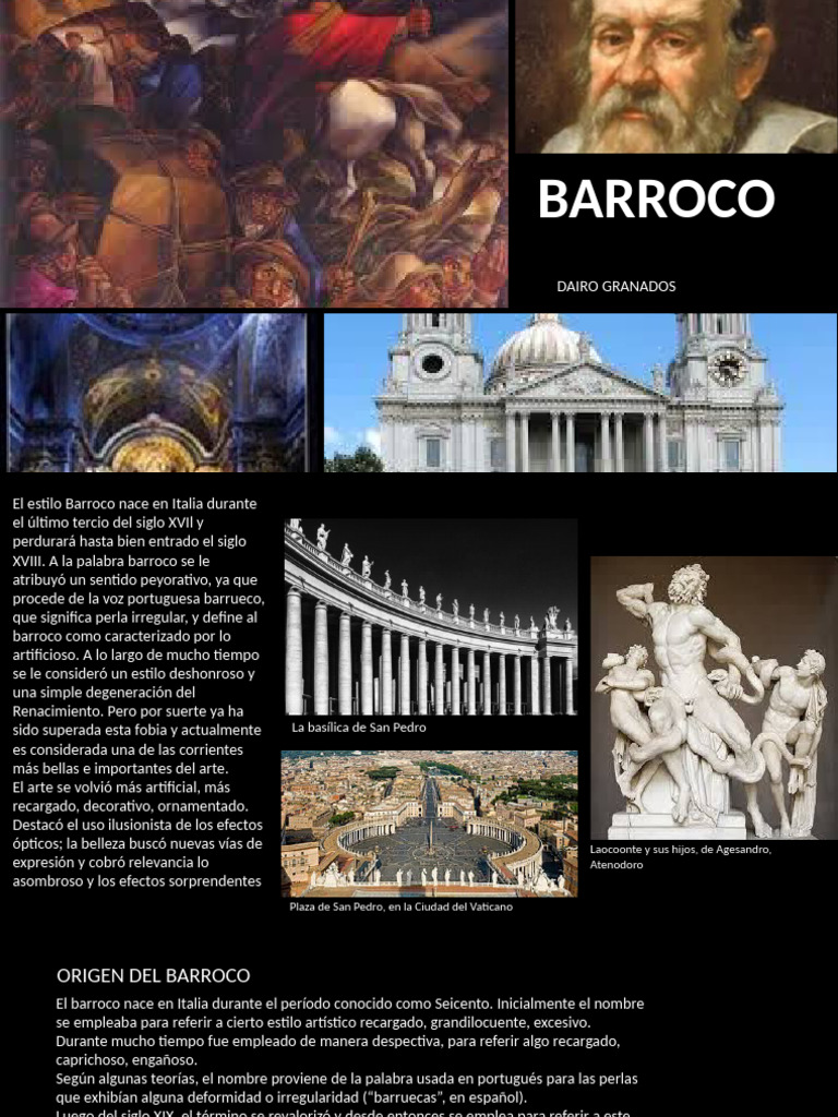 Barroco | PDF | Barroco | Diseño arquitectonico