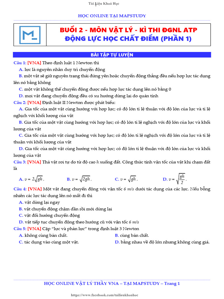 Tai Lieu - Buoi 2 Bai Tap Ve Nha 1722929165023 | PDF