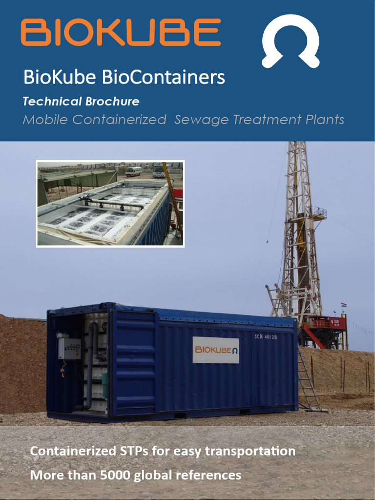 BioKube BioContainer Technical Brochure | PDF | Sewage Treatment ...