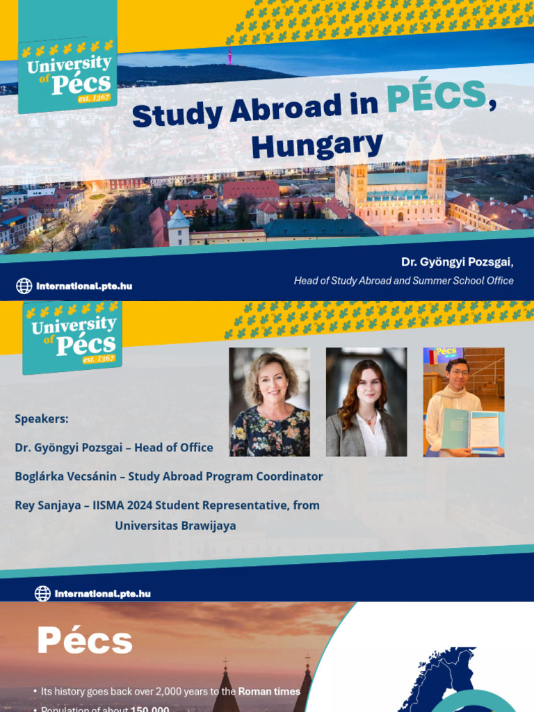 Study Abroad in Pécs, Hungary PART 1 - Info Session For Indonesian ...